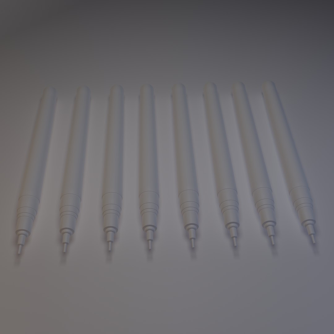 3D Rapido Pencil Color Set - TurboSquid 2102108