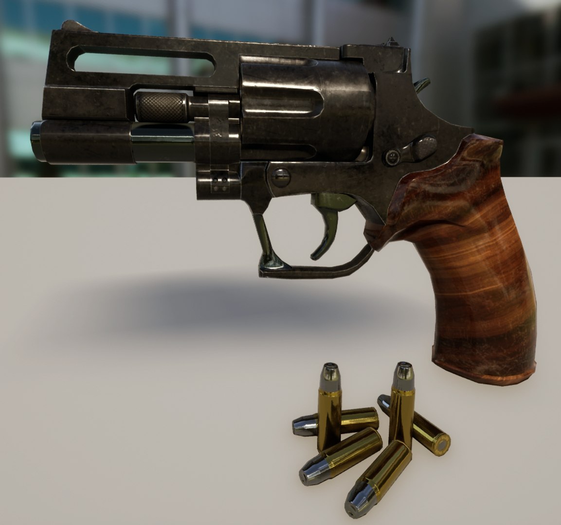 Rhino Gun 3D Model - TurboSquid 1163035
