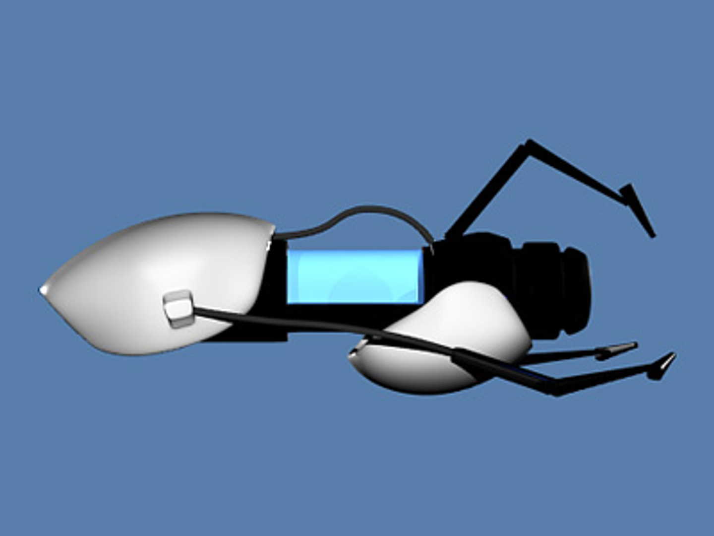 free portal gun 3d model