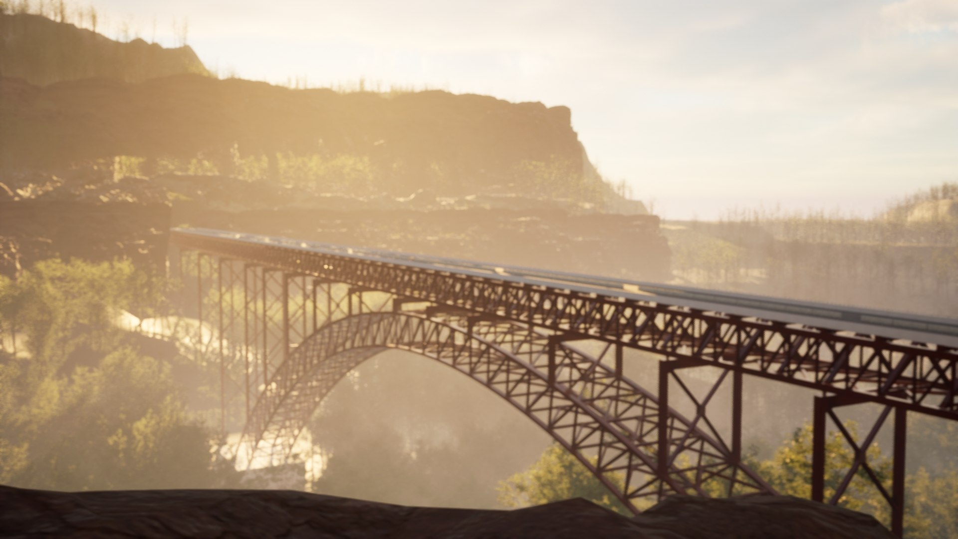 3D Model New River Gorge Bridge - TurboSquid 2093255