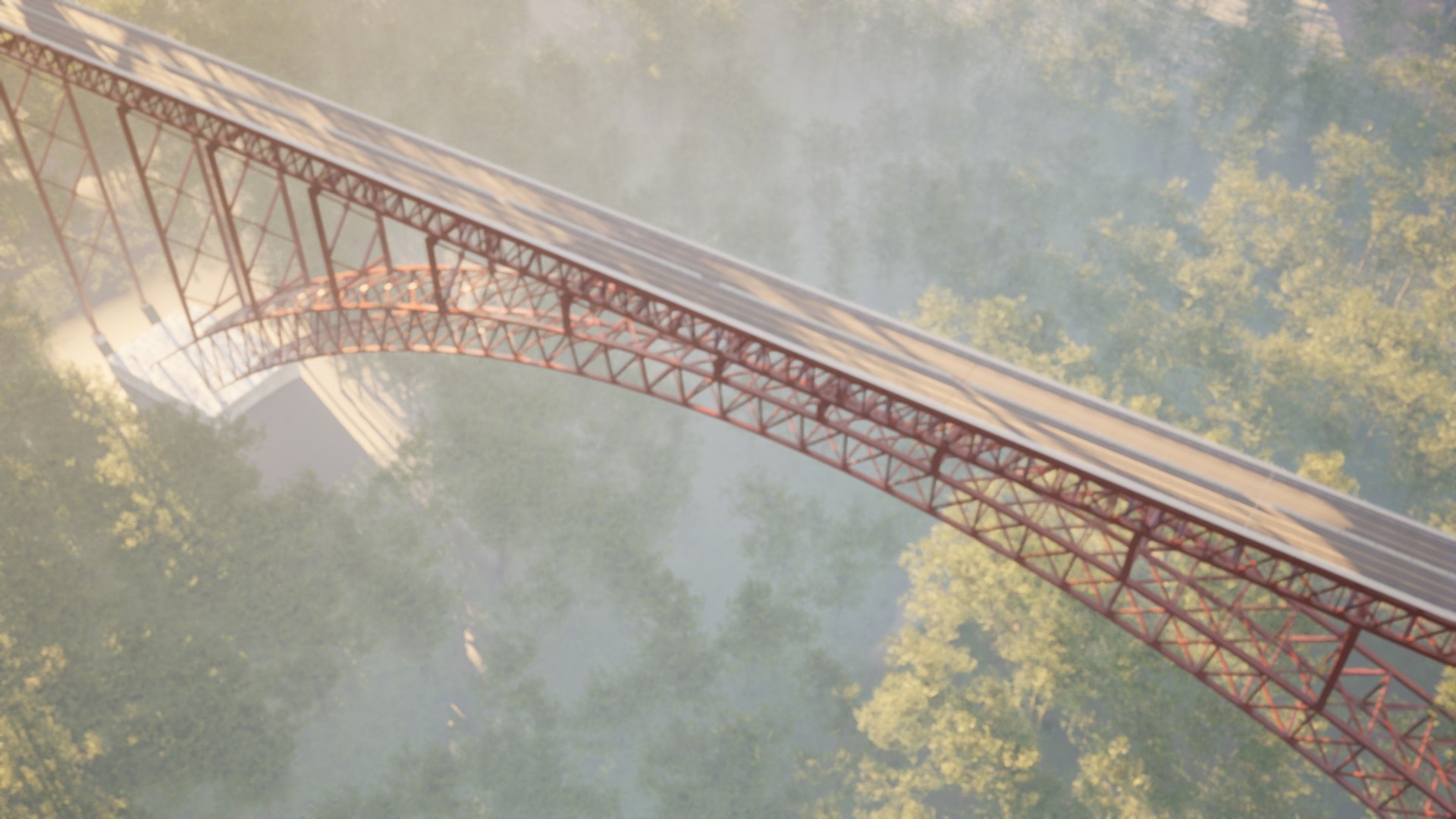 3D Model New River Gorge Bridge - TurboSquid 2093255