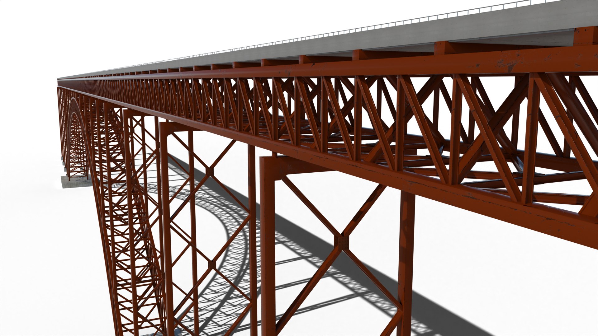 3D Model New River Gorge Bridge - TurboSquid 2093255
