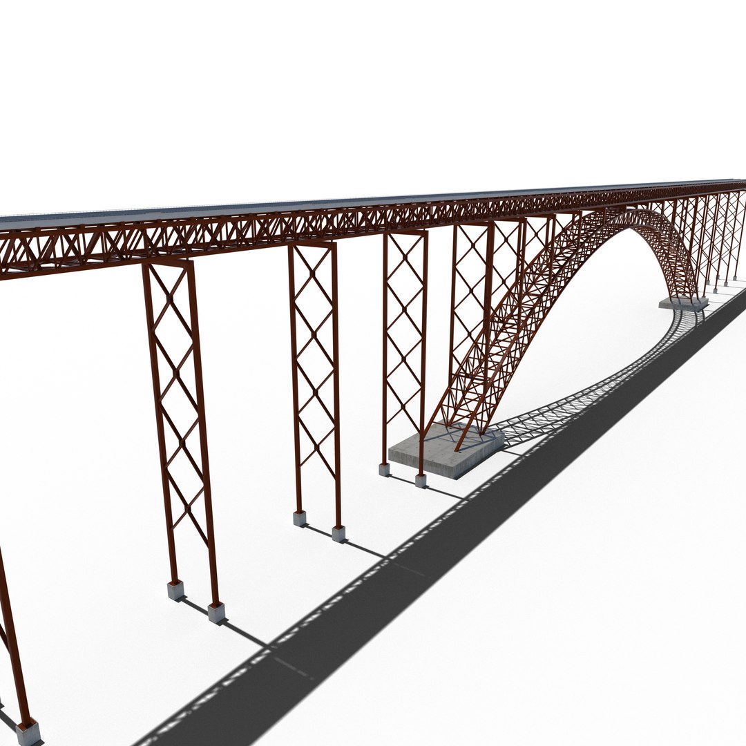 3D Model New River Gorge Bridge - TurboSquid 2093255
