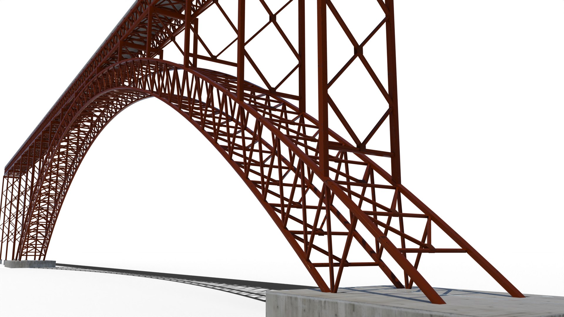 3D Model New River Gorge Bridge - TurboSquid 2093255