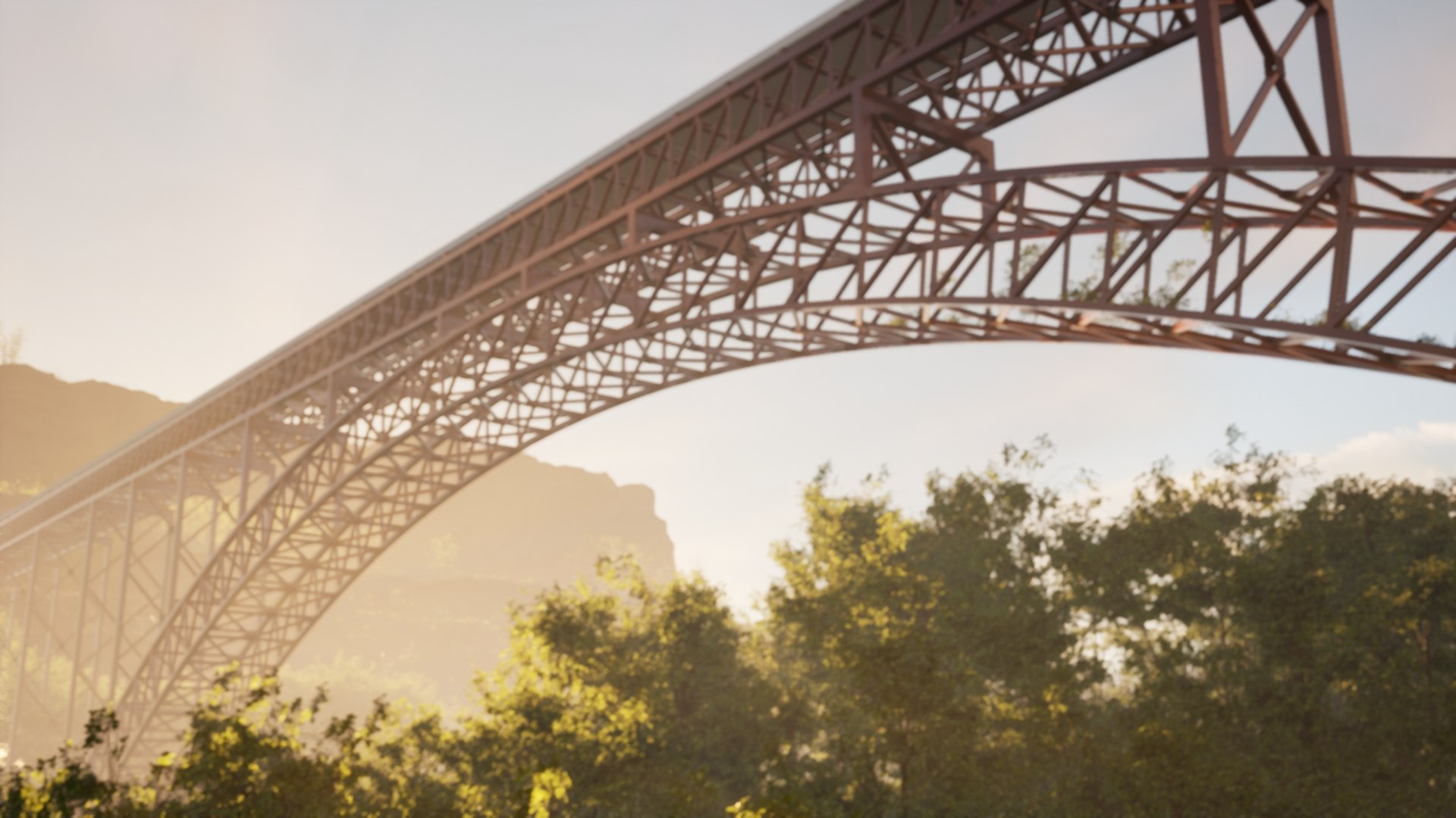 3D model New River Gorge Bridge - TurboSquid 2093255