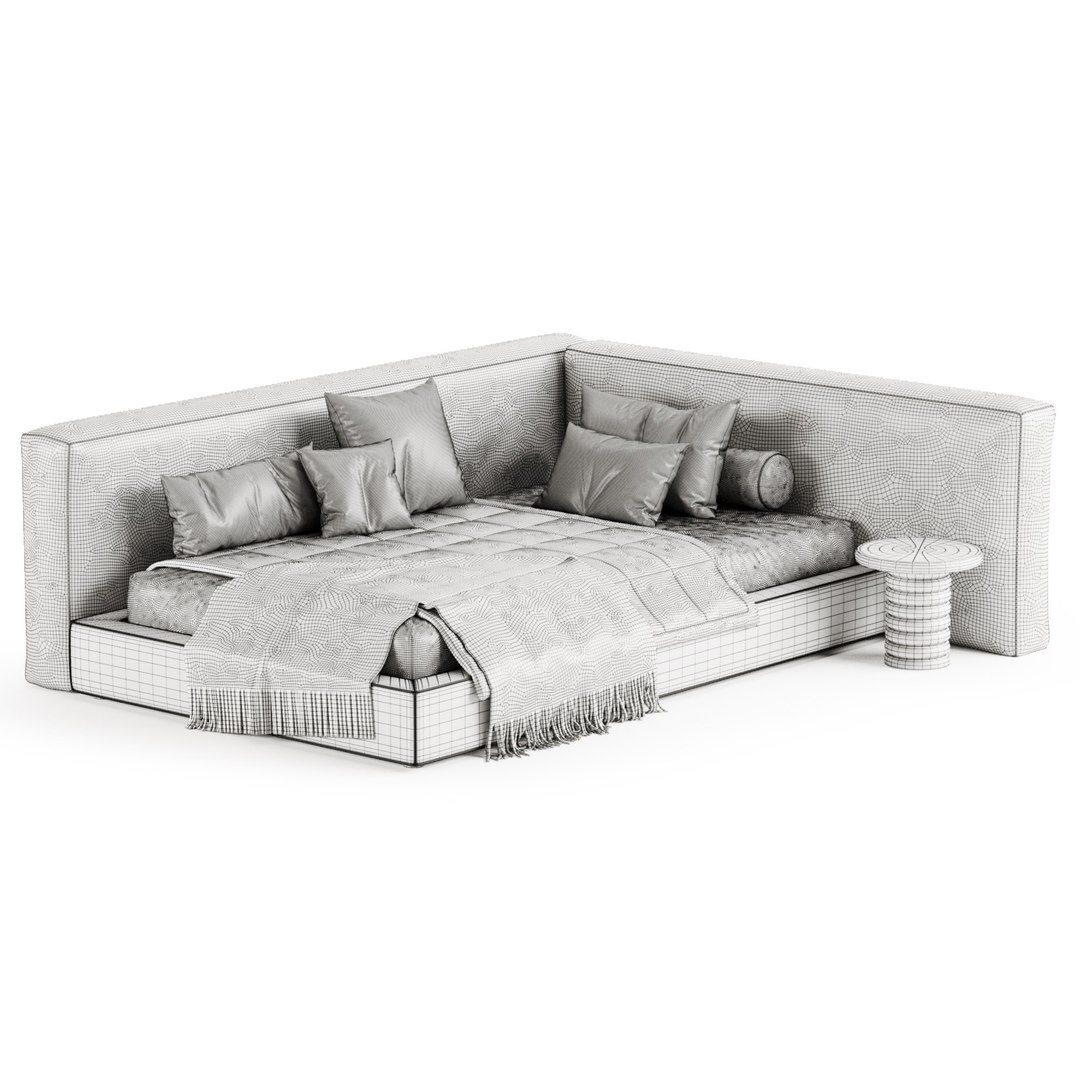 BOCA MINI BED Model - TurboSquid 2137334