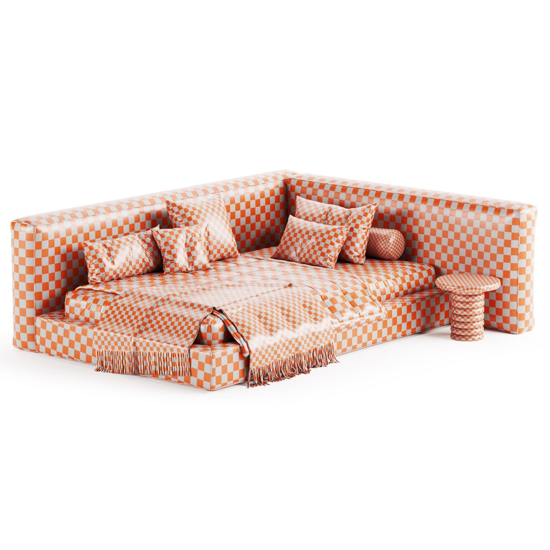 BOCA MINI BED Model - TurboSquid 2137334