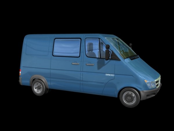 dodge sprinter van 3d model