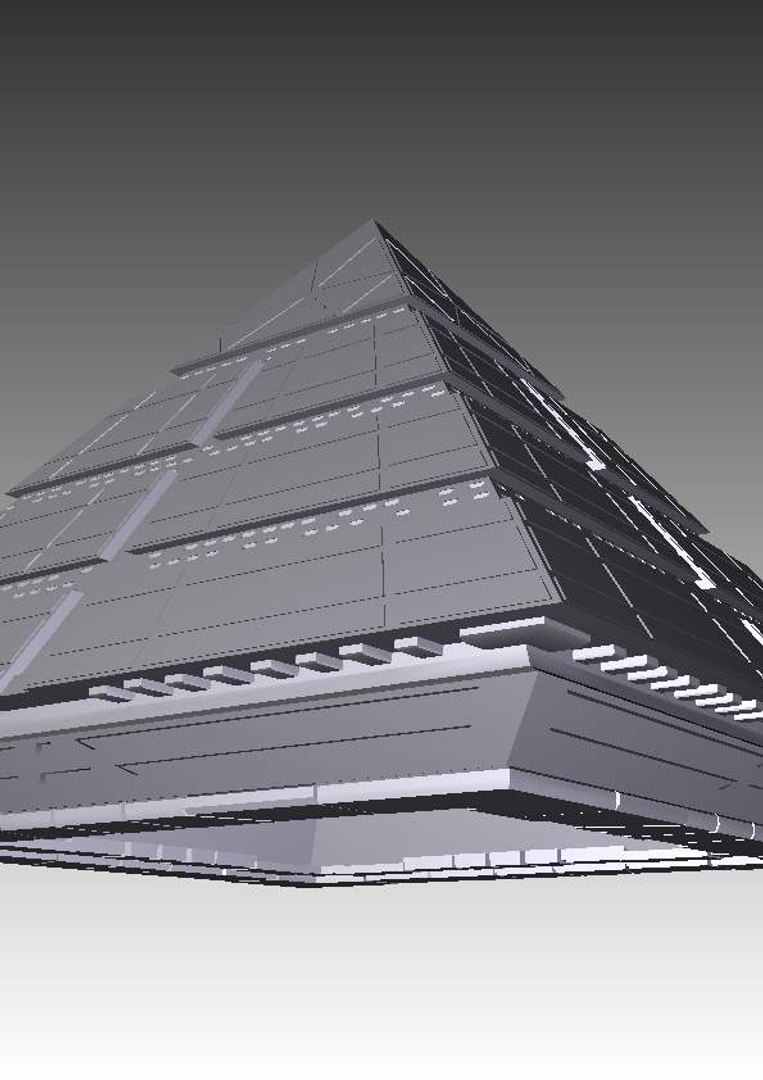 Stargate Ra Spaceship 3d Model