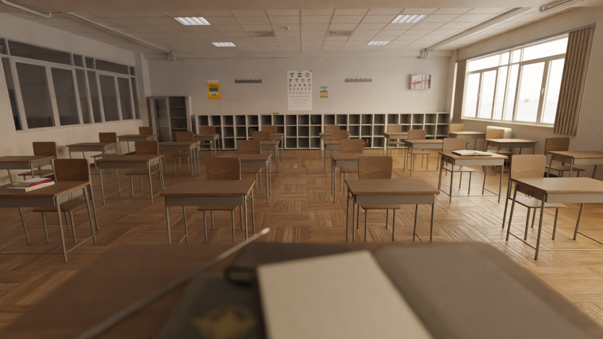 School Classroom 3D Model - TurboSquid 1902711