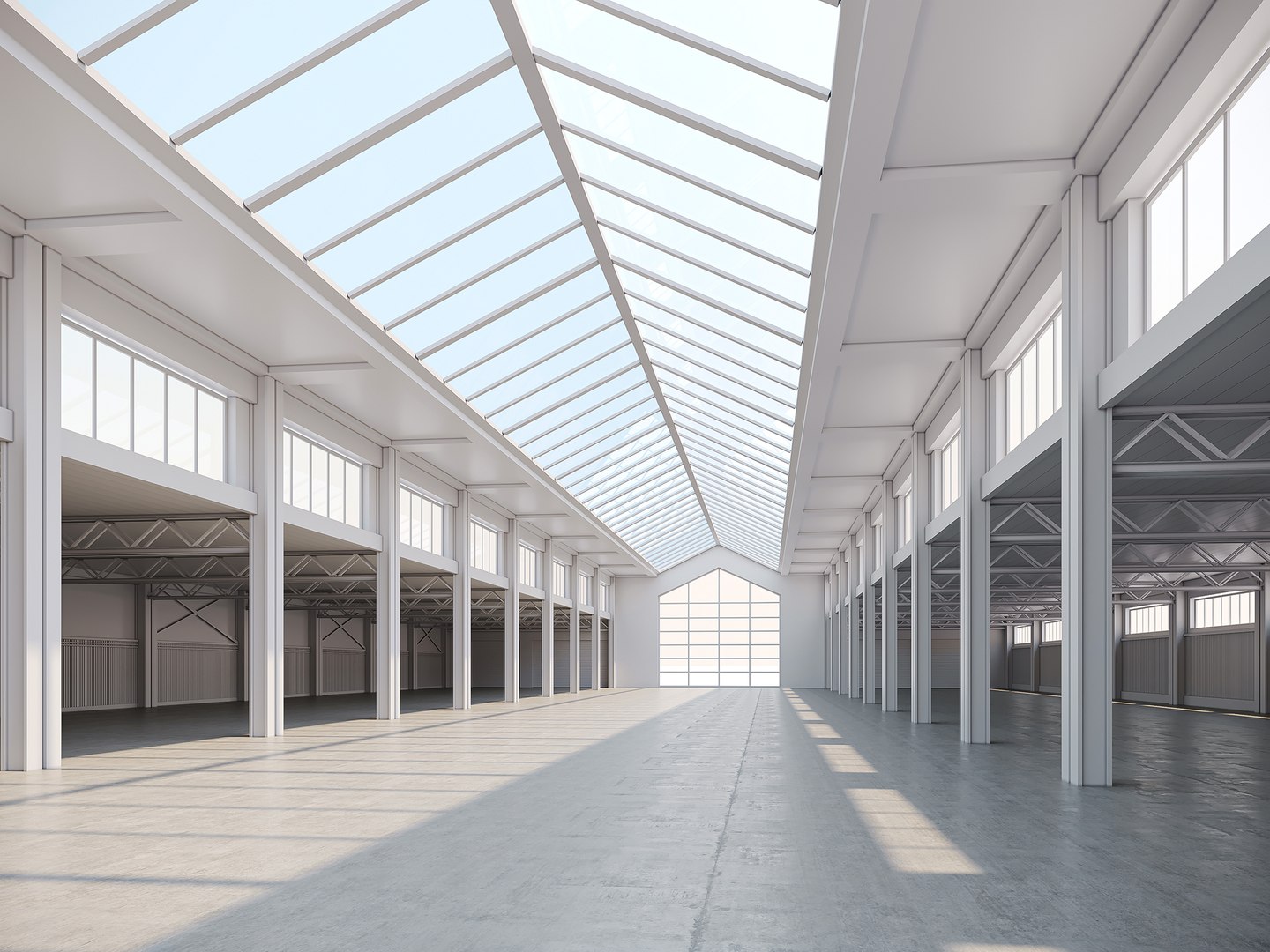 3D low poly interior space hall 17 model - TurboSquid 2155355