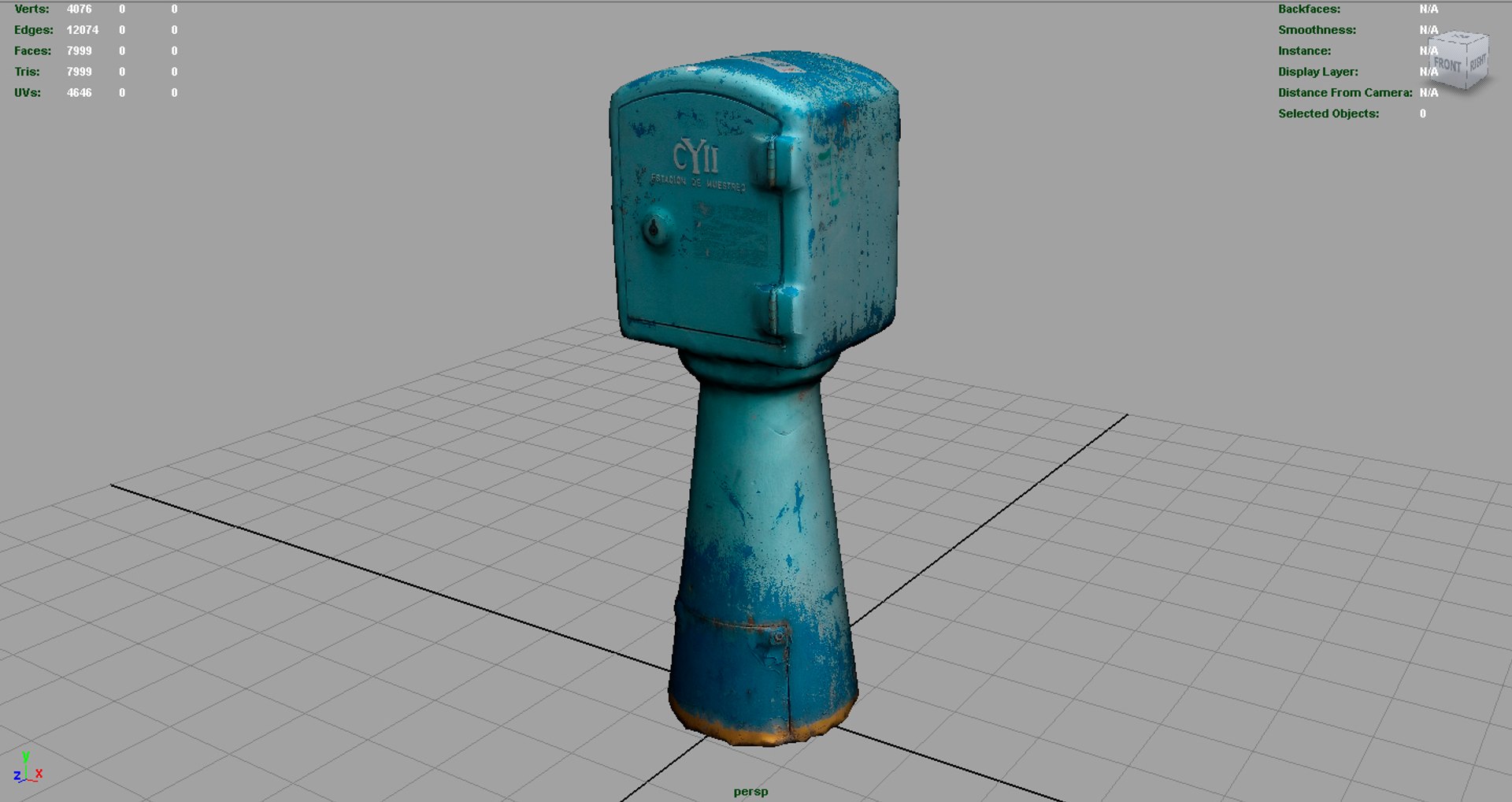 Water Sampling Station 3D Model - TurboSquid 1293255