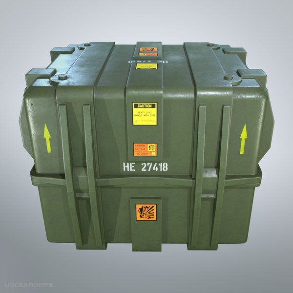 Military case large ready 3D model - TurboSquid 1334775