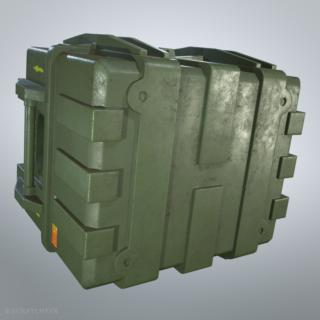 Military case large ready 3D model - TurboSquid 1334775