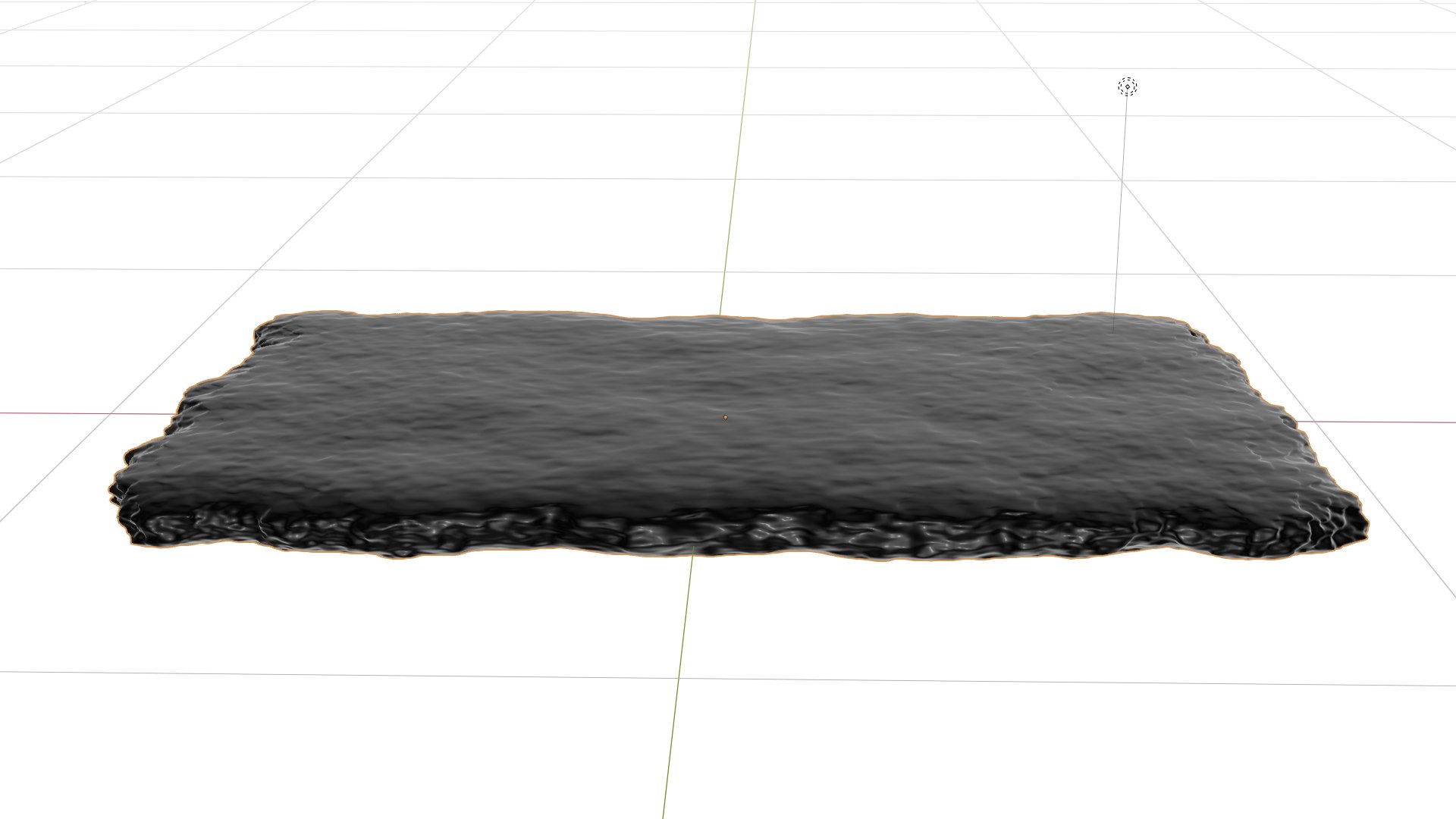 3D Rectangular Slate Plate With Golden Finishes Model - TurboSquid 2228583