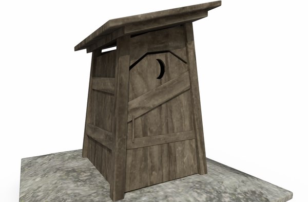 3D outhouse model - TurboSquid 1397296