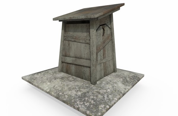 3D outhouse model - TurboSquid 1397296