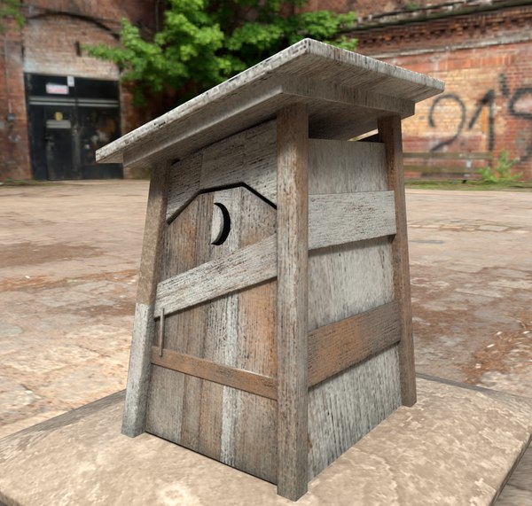 3D outhouse model - TurboSquid 1397296