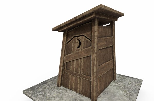 3D outhouse model - TurboSquid 1397296