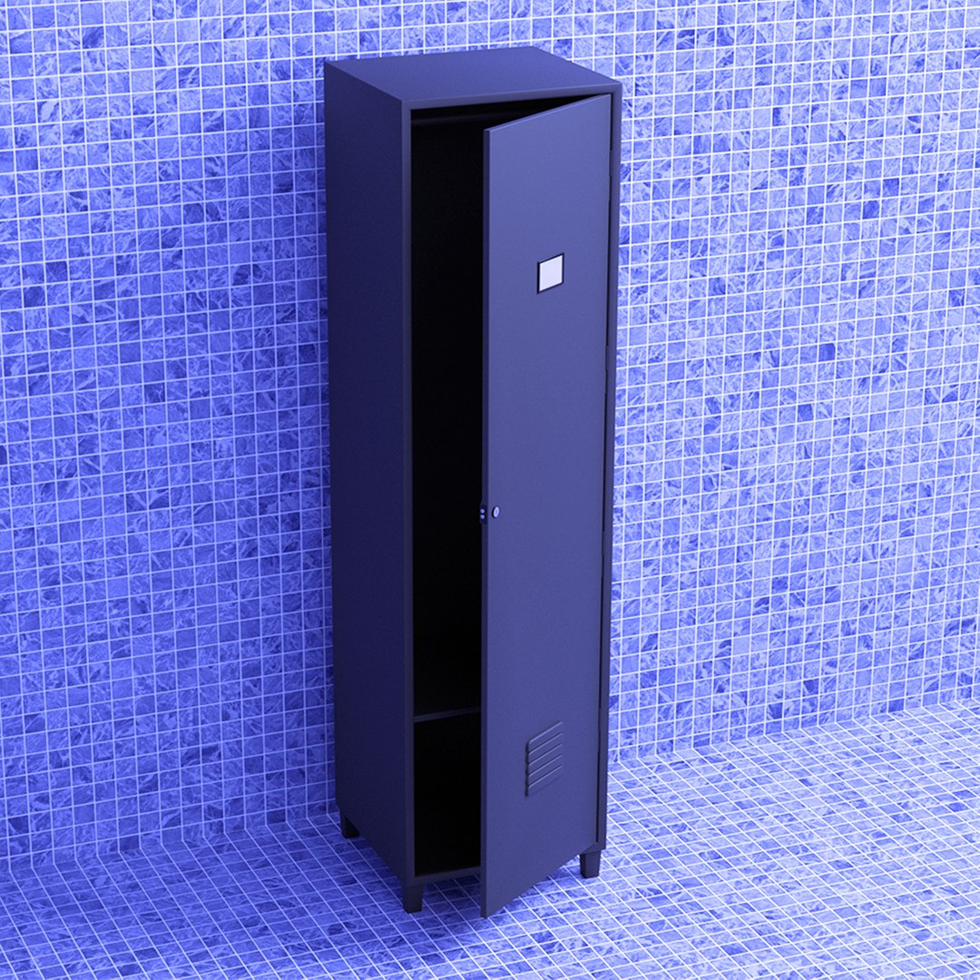 Free 3D Mid-Poly Locker Model - TurboSquid 2344989