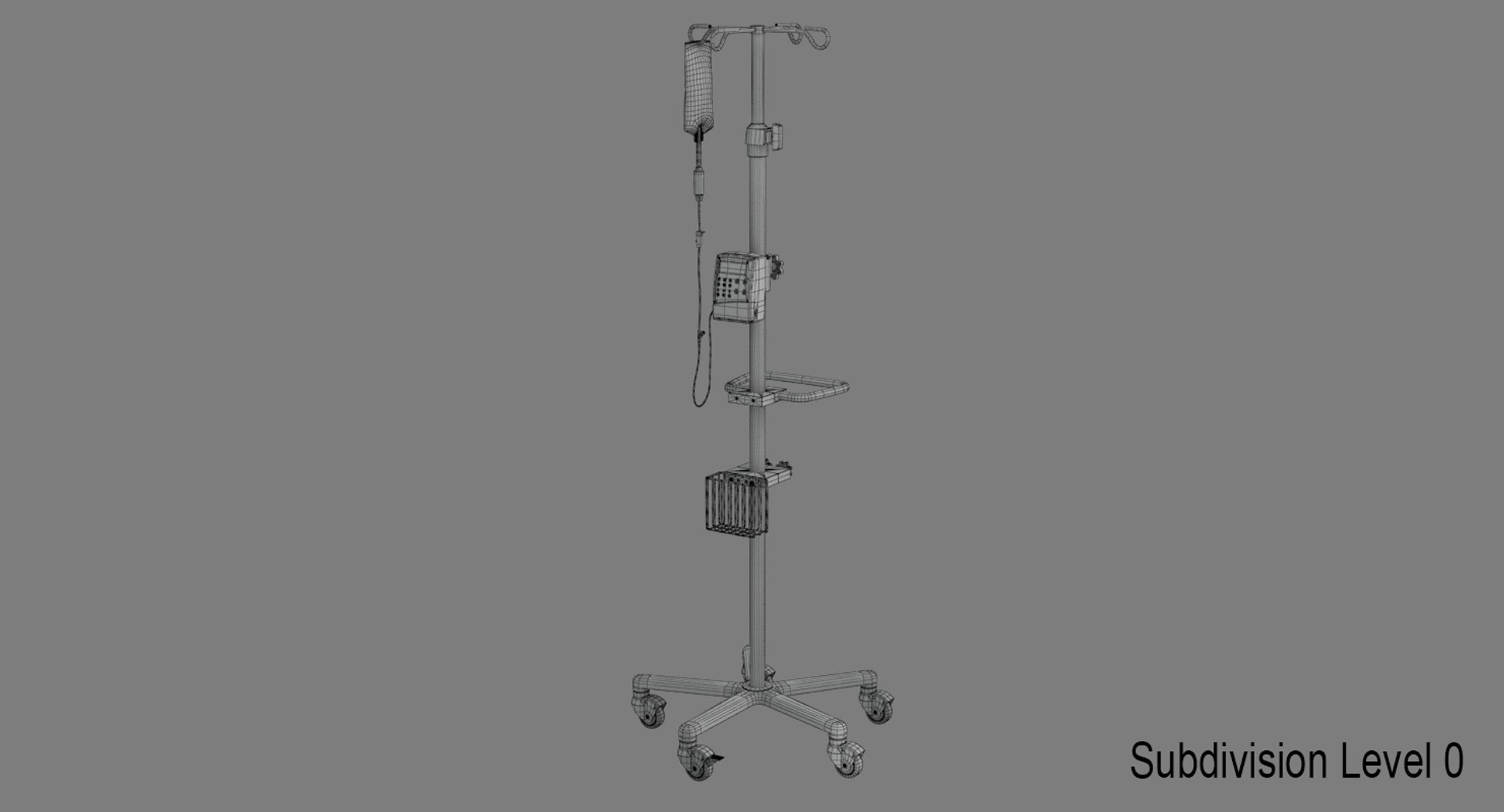 3D Iv Stand B Model - TurboSquid 1297481