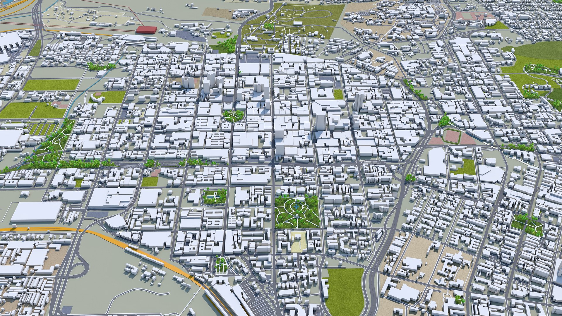 3D Model City Area Building - TurboSquid 1653132