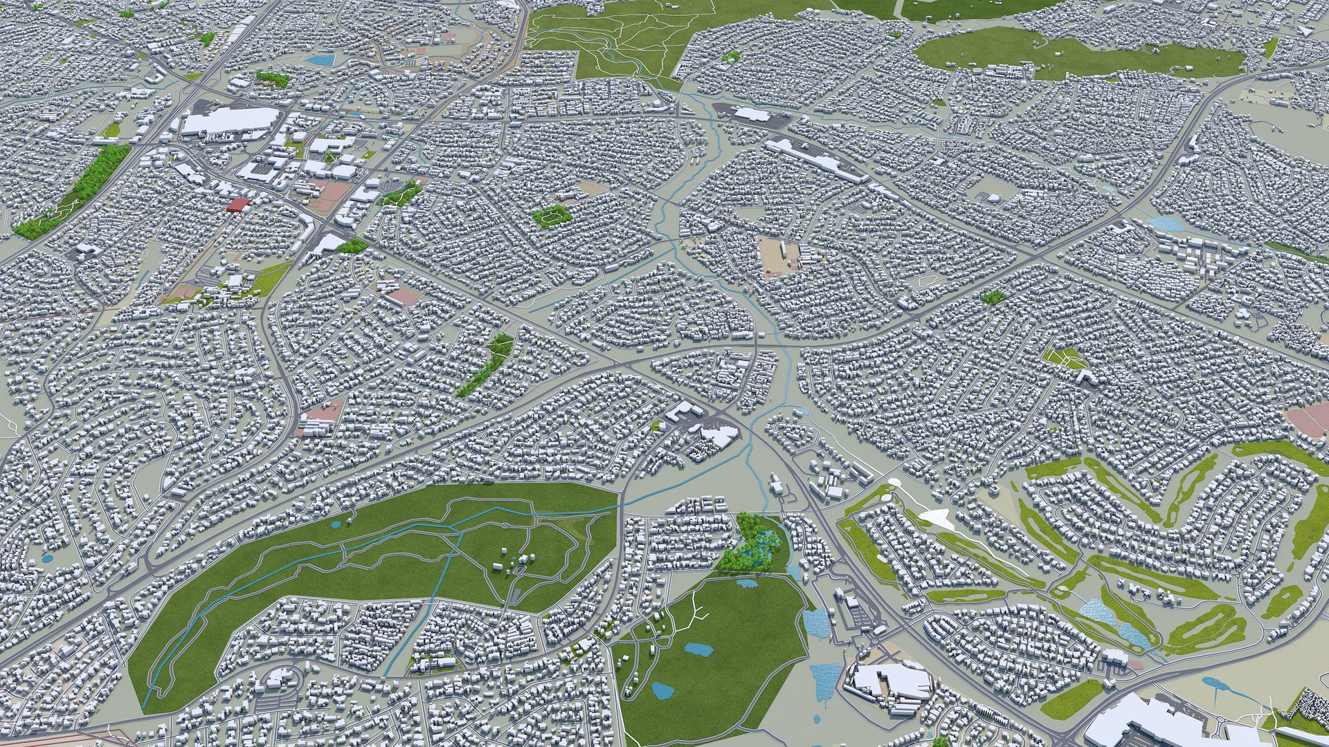 3D Model City Area Building - TurboSquid 1653132