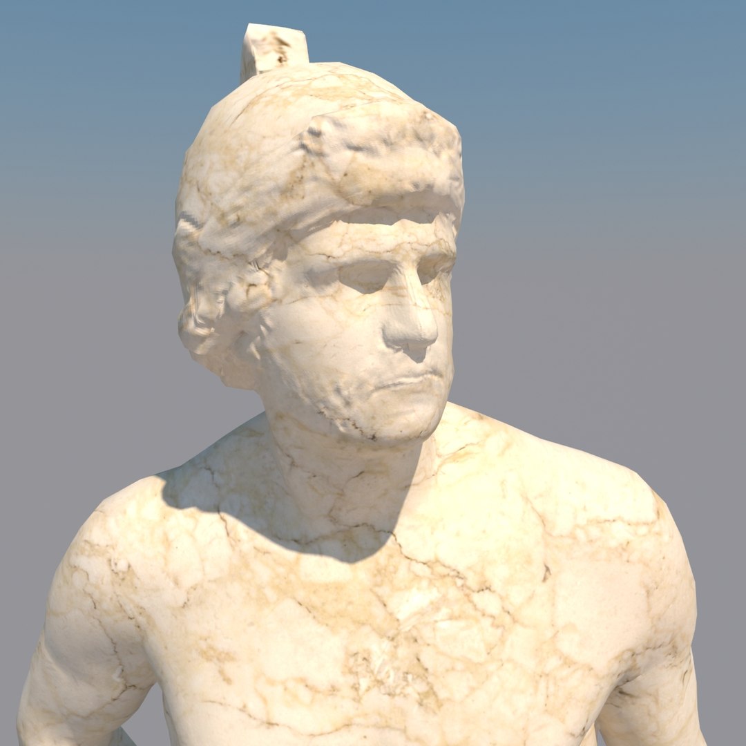 Statue Mars 3d Obj