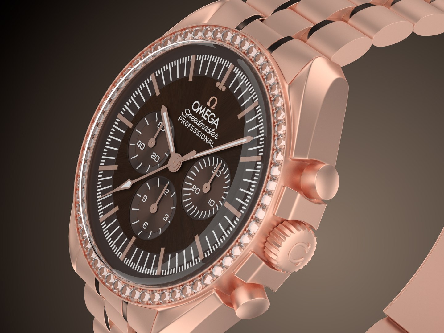 Omega Speedmaster Moonwatch Professional 3D Model - TurboSquid 2250029