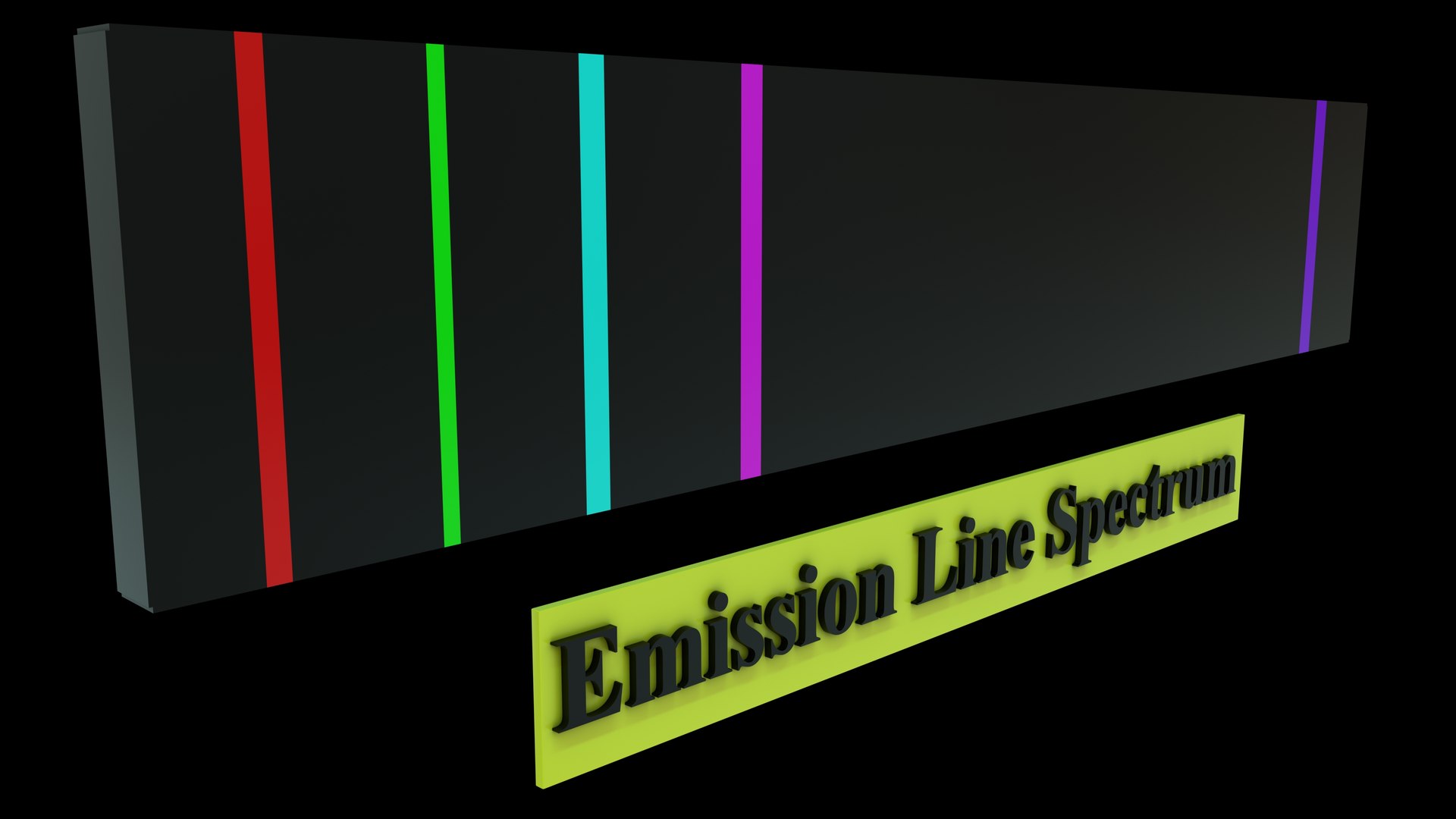 3D Absorption Line Spectrum - TurboSquid 2215720