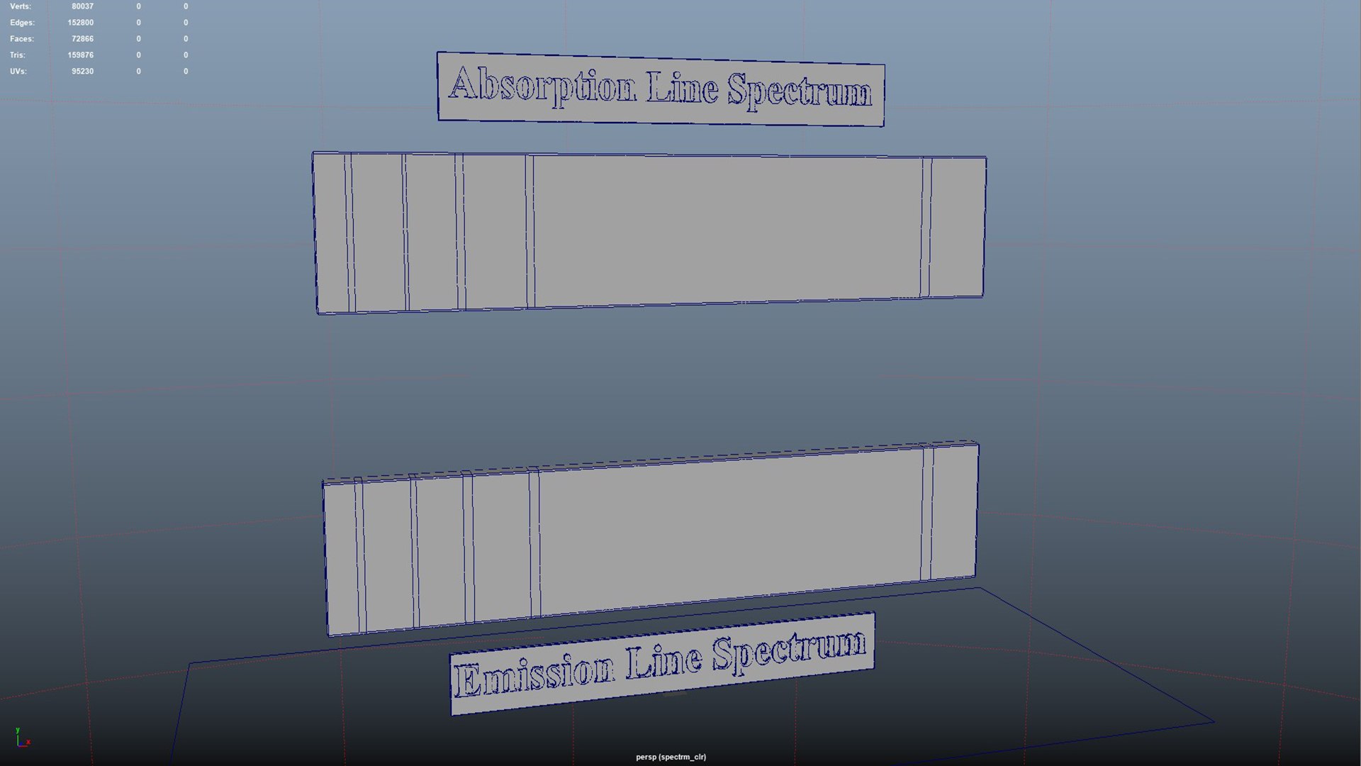 3D Absorption Line Spectrum - TurboSquid 2215720