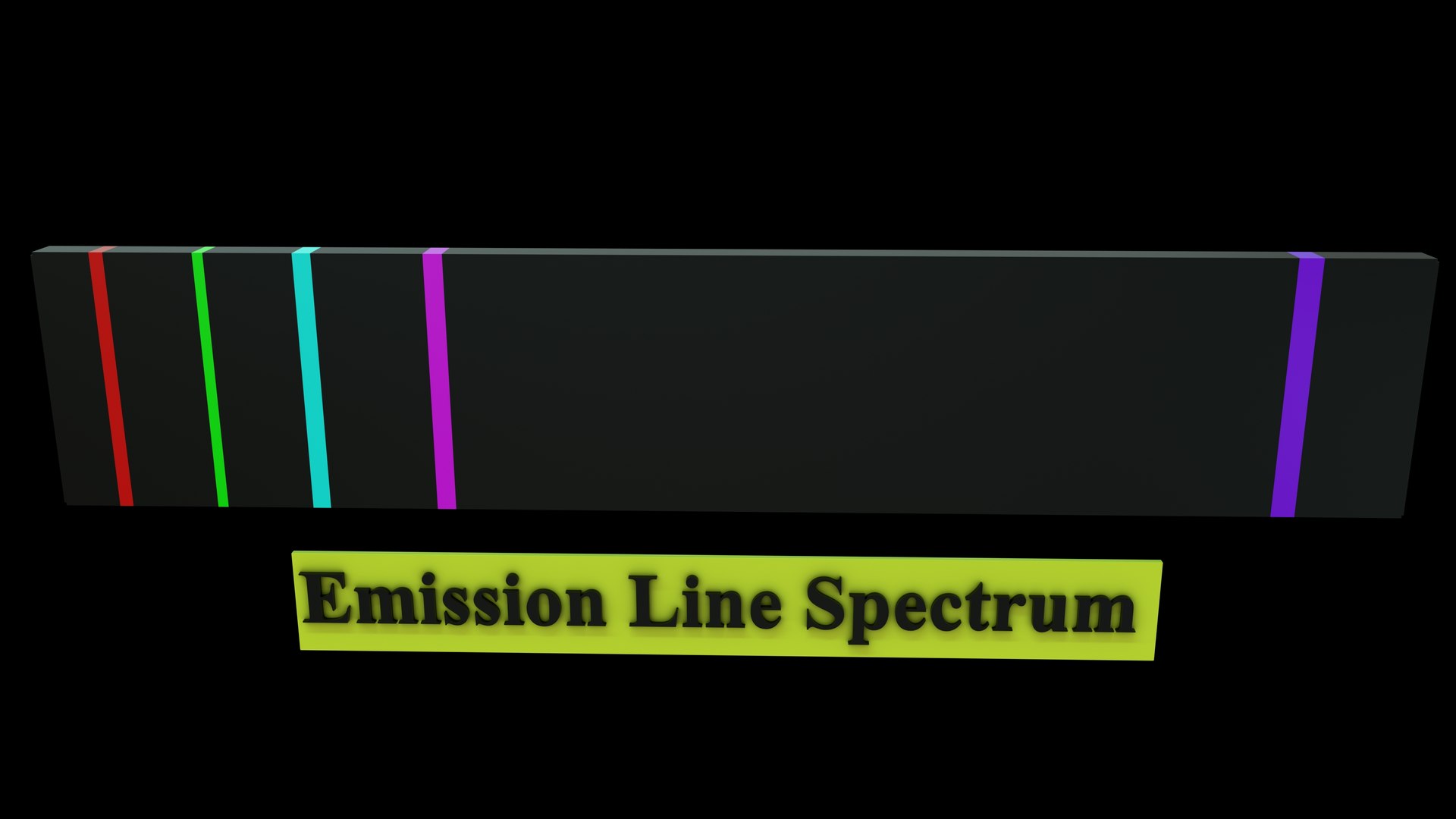 3D Absorption Line Spectrum - TurboSquid 2215720