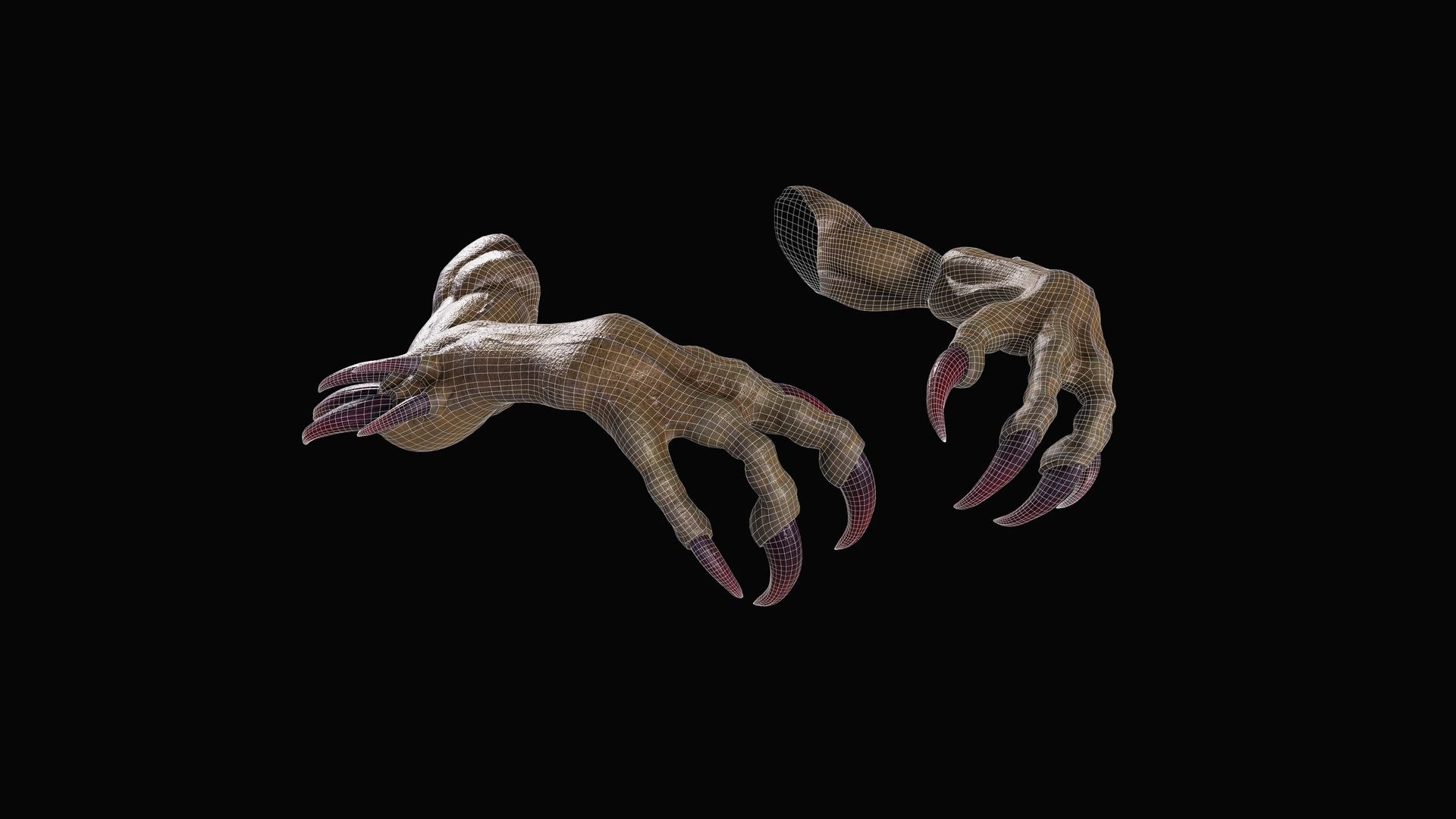 3D Heavy Monster Arms - TurboSquid 2076649