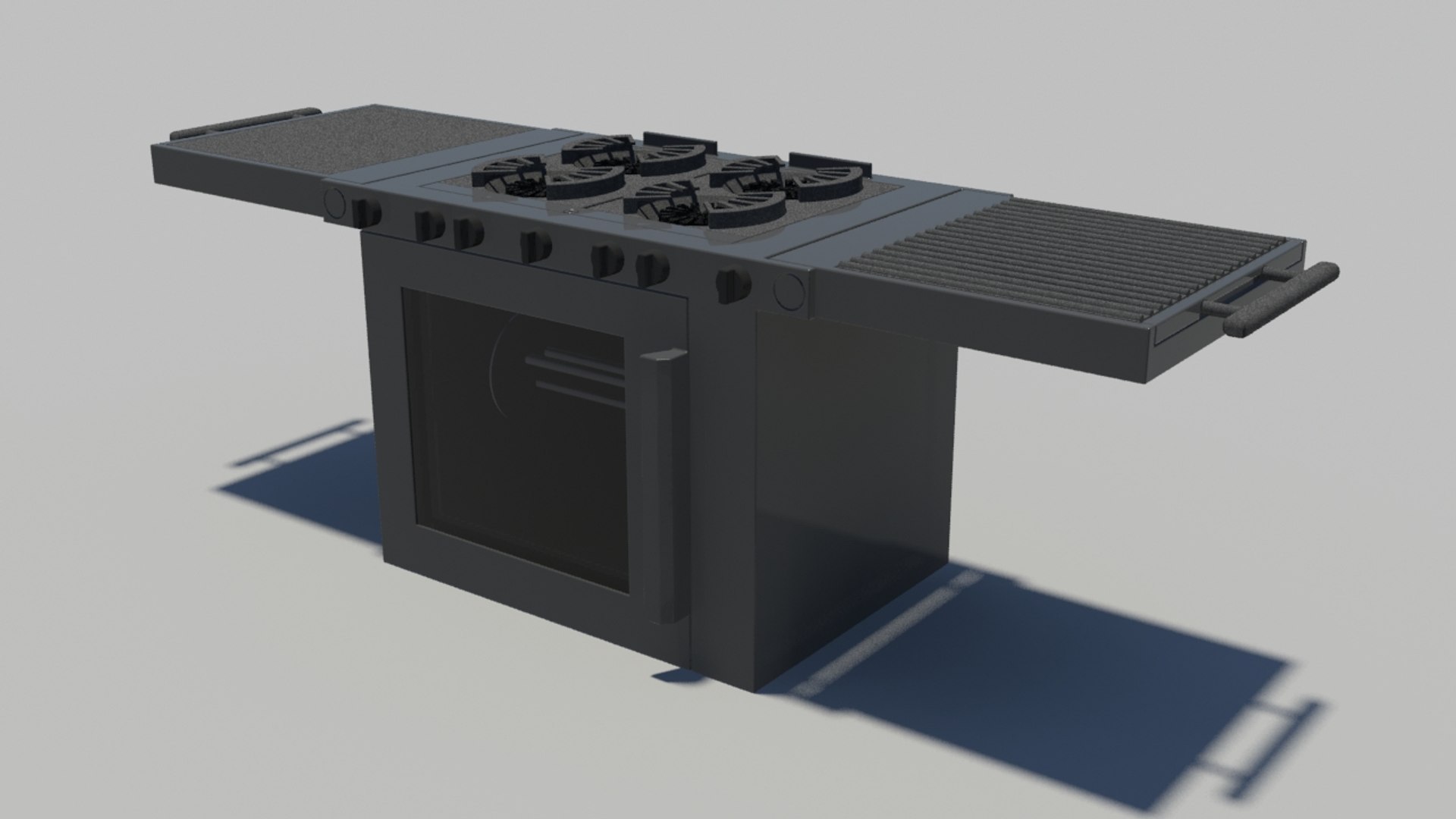 Portable Grill 3d Model