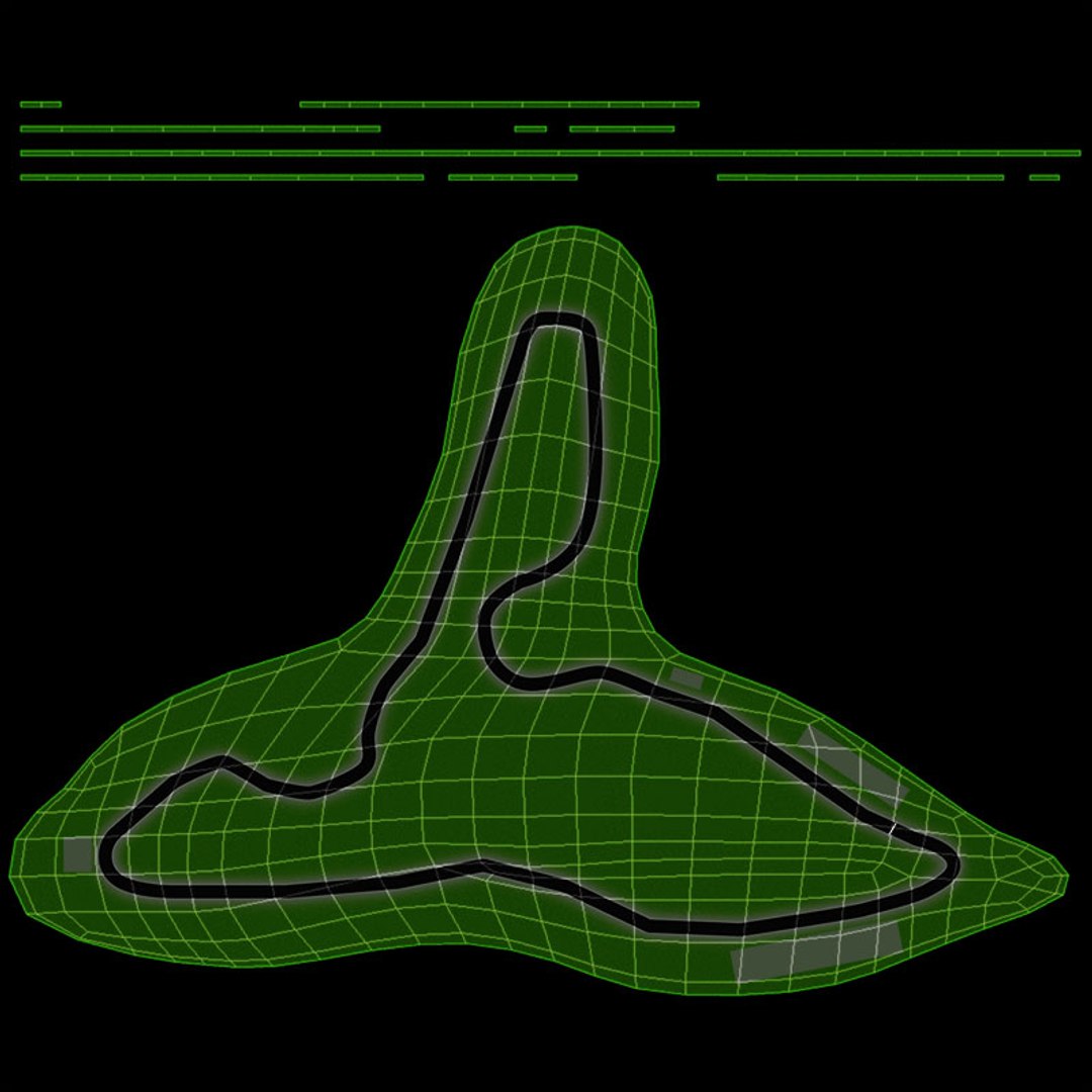 Cartoon Race Track 3D Model - TurboSquid 2291610