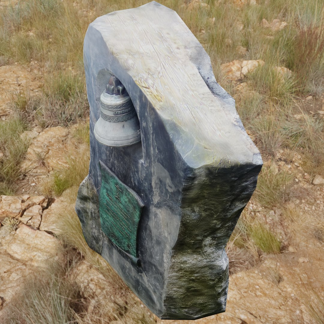 3D Headstone Monument Model - TurboSquid 1797221