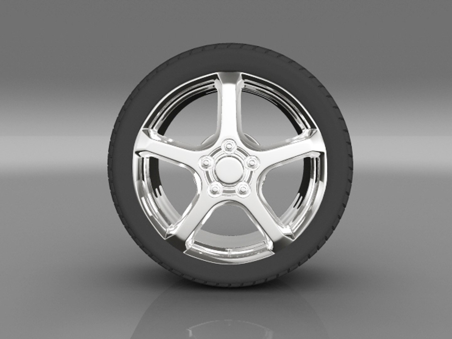 3d car tyre model