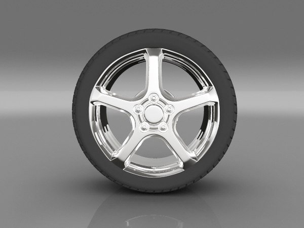 3d car tyre model