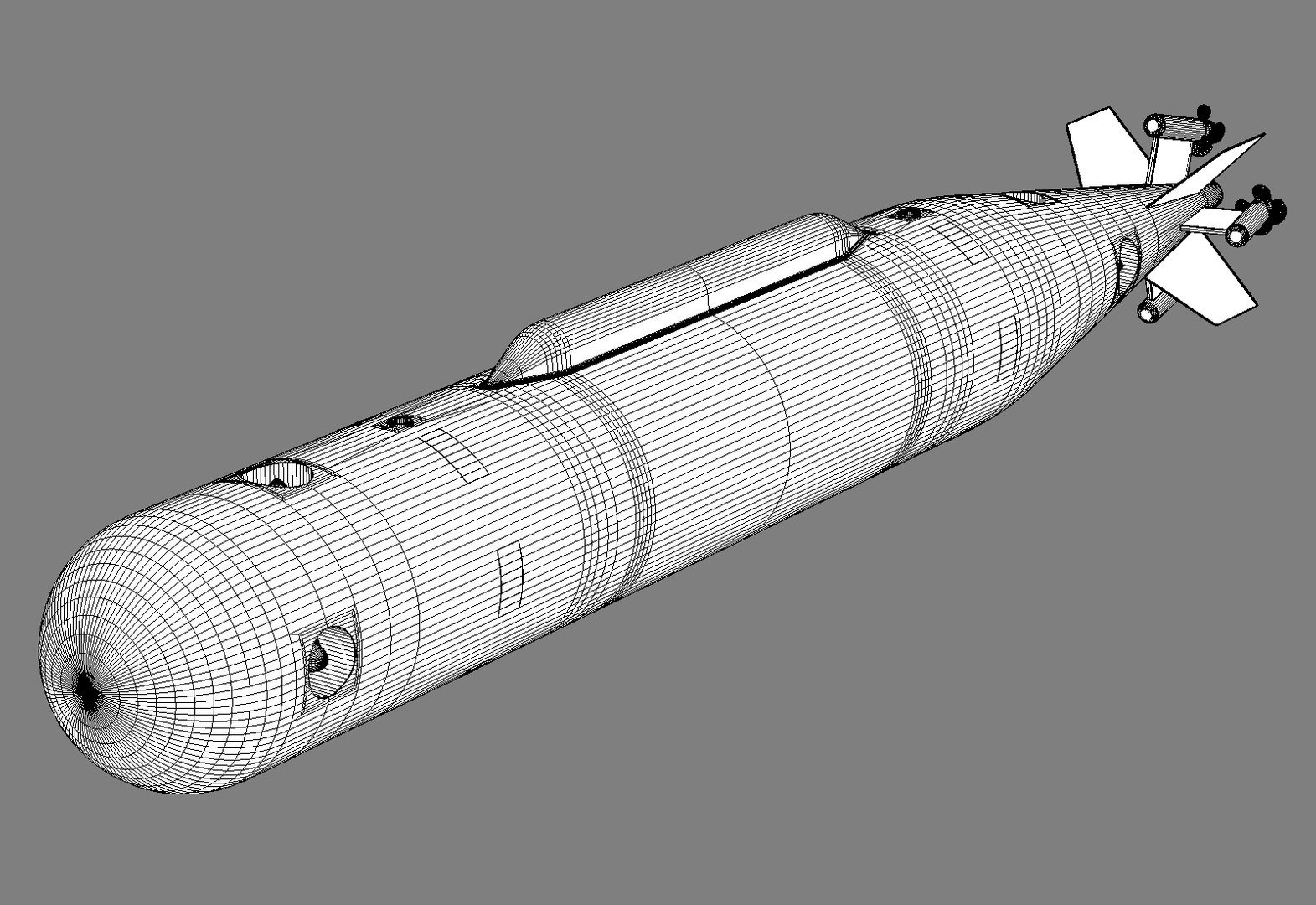 3D Poseidon Underwater Vehicle Model - TurboSquid 1278477