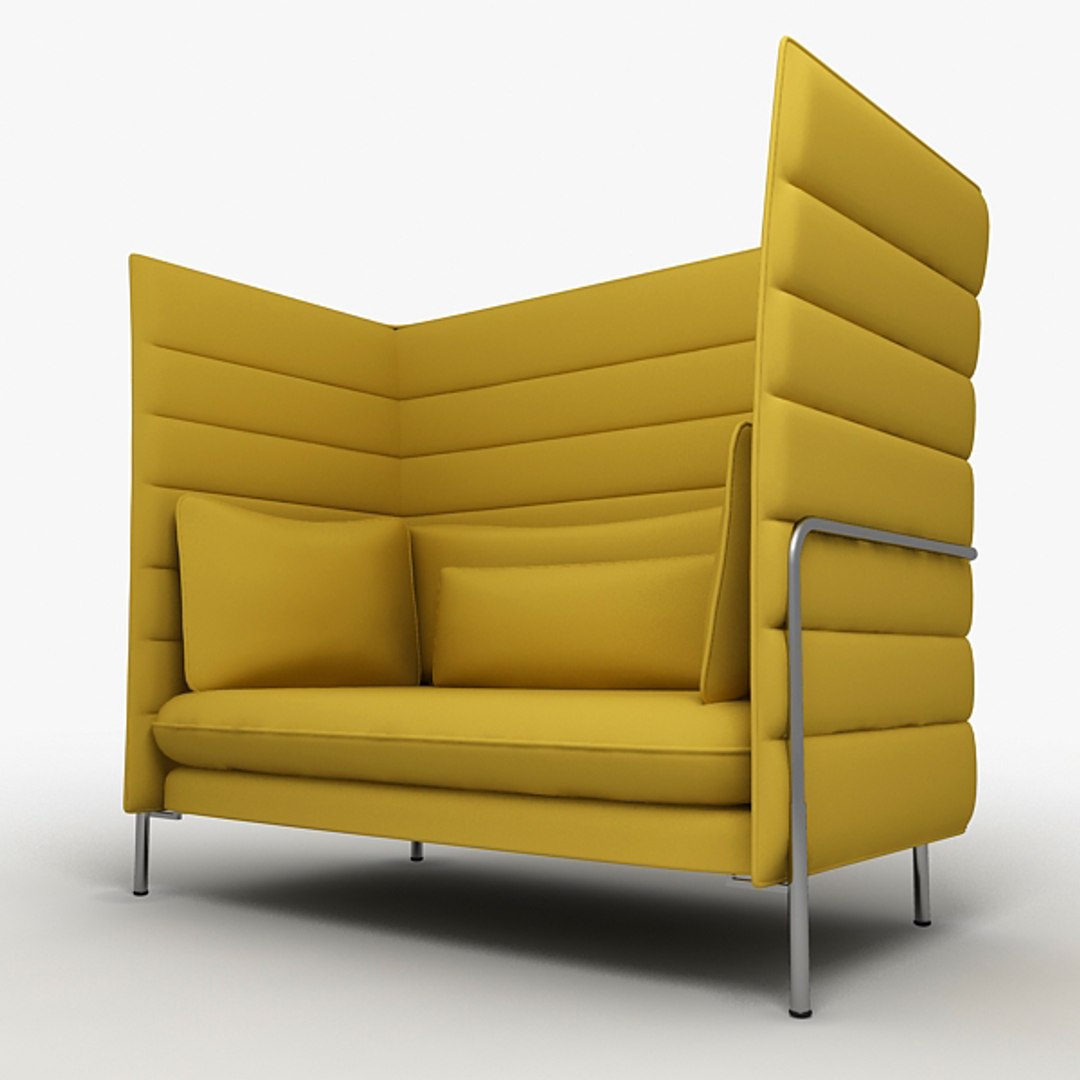 3ds Max Vitra Alcove Chair