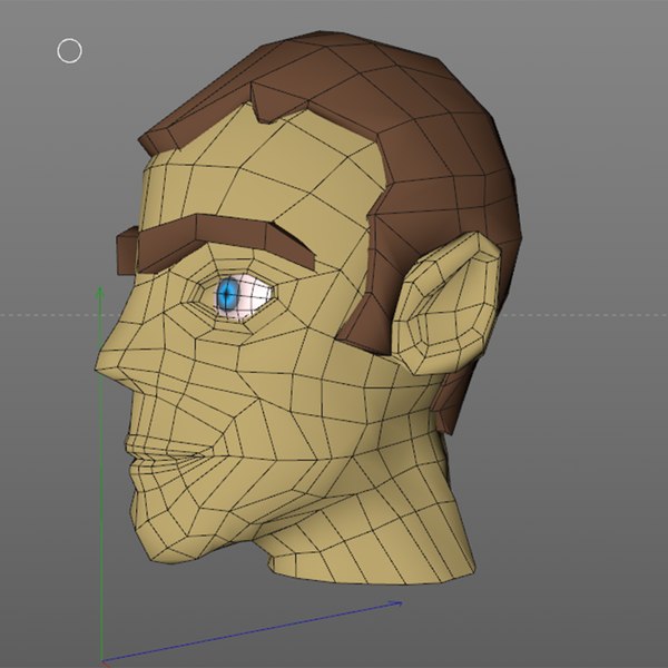 3d model cartoon head