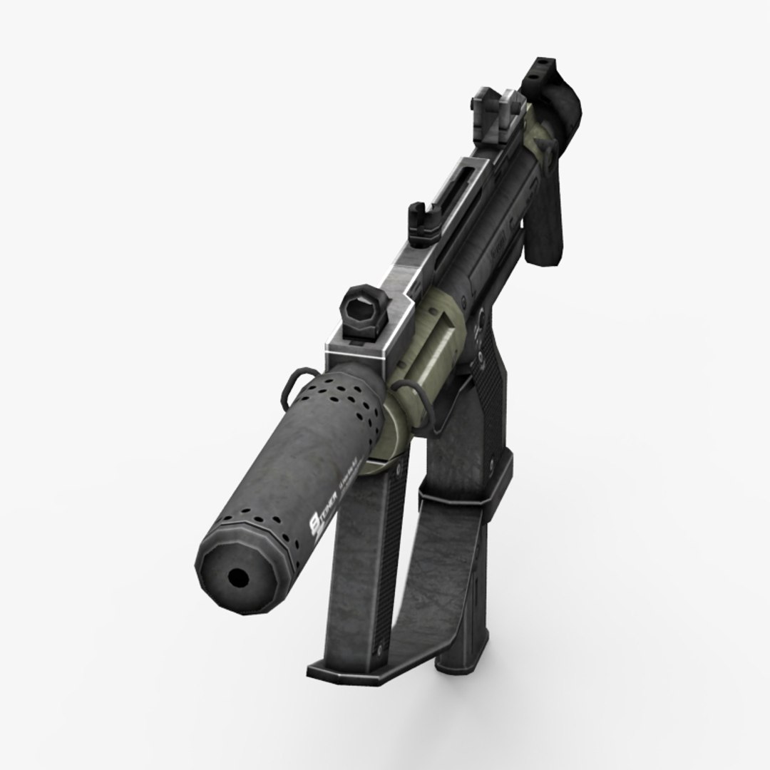 Machine Gun 3d Model