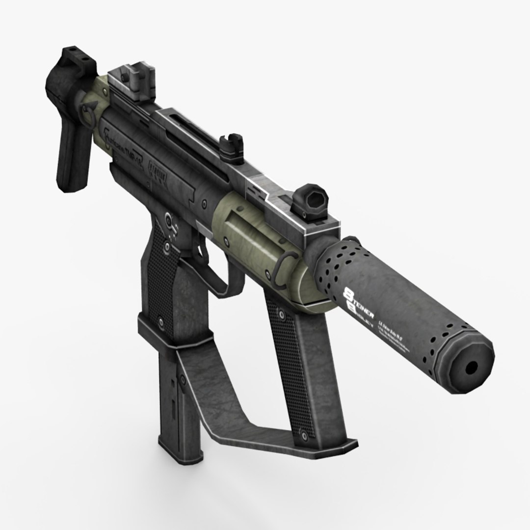 Machine Gun 3d Model