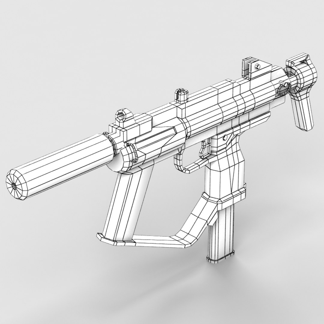Machine Gun 3d Model