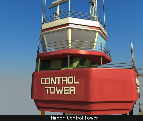 airport control tower obj