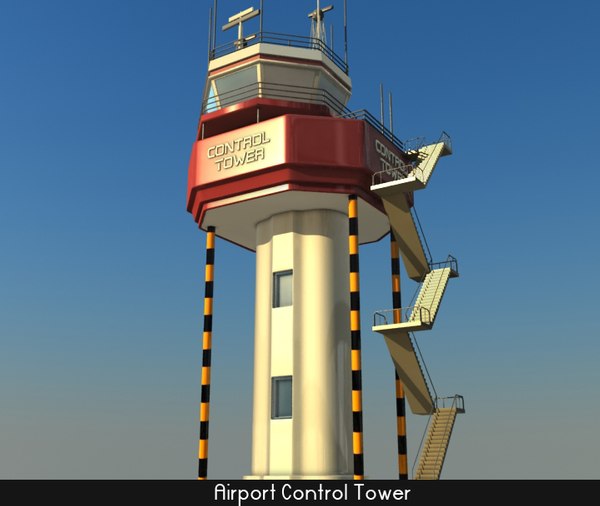 airport control tower obj