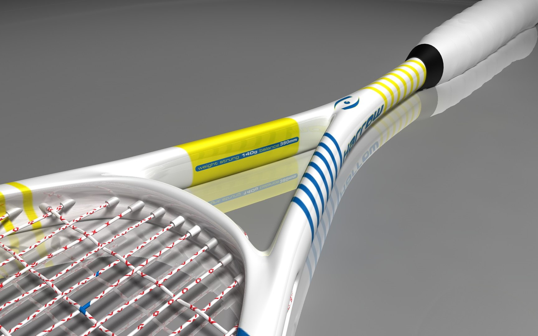 Harrow Squash Racket 3d C4d