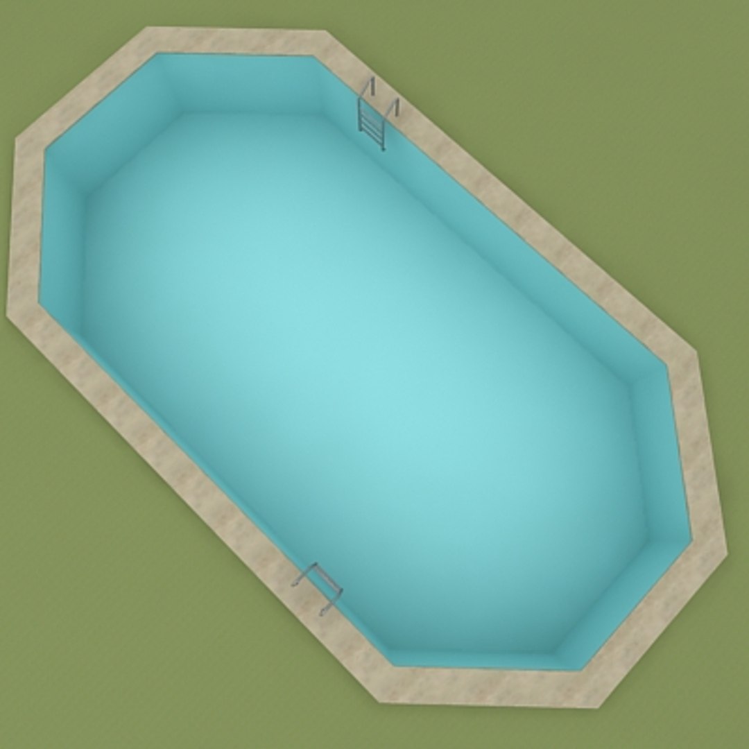 Swimming-pool Swimming 3d Model
