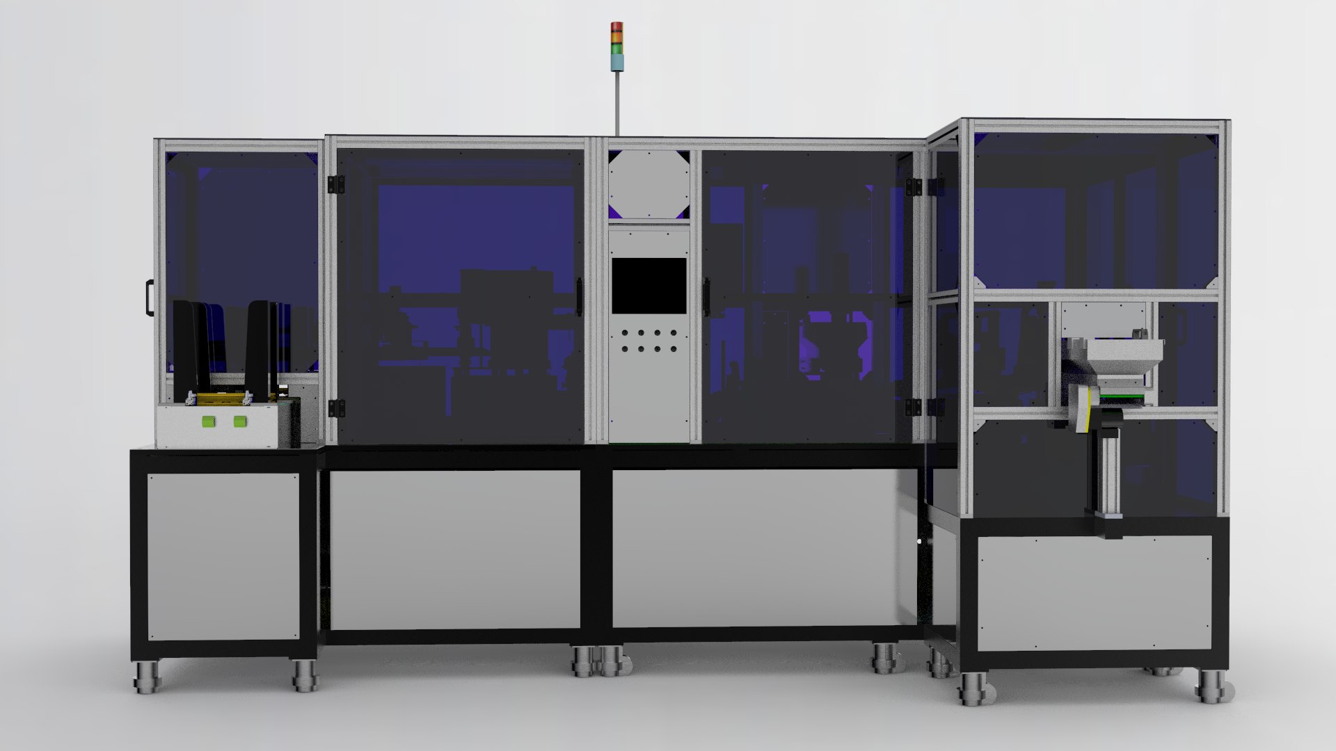 3D Tray curing automatic loading and unloading machine - TurboSquid 1947532