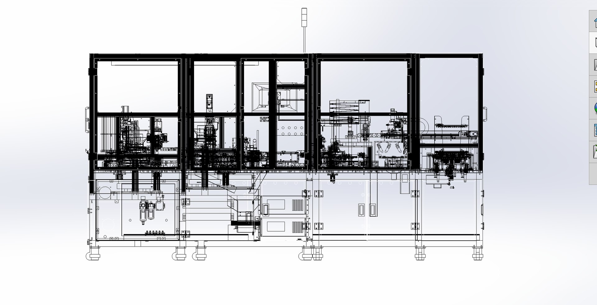 3D Tray curing automatic loading and unloading machine - TurboSquid 1947532